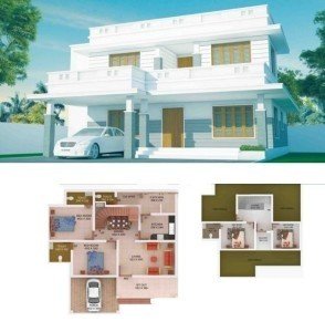 Contemporary home design plan in 2060 sq ft - Home Pictures