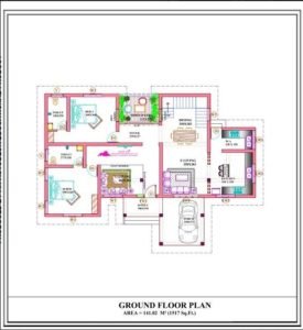2640 Square Feet 5 Bedroom Colonial Style Two Floor Beautiful House and ...