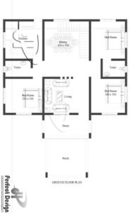 1350 Square Feet 3 Bedroom Single Floor Low Budget Beautiful House and ...
