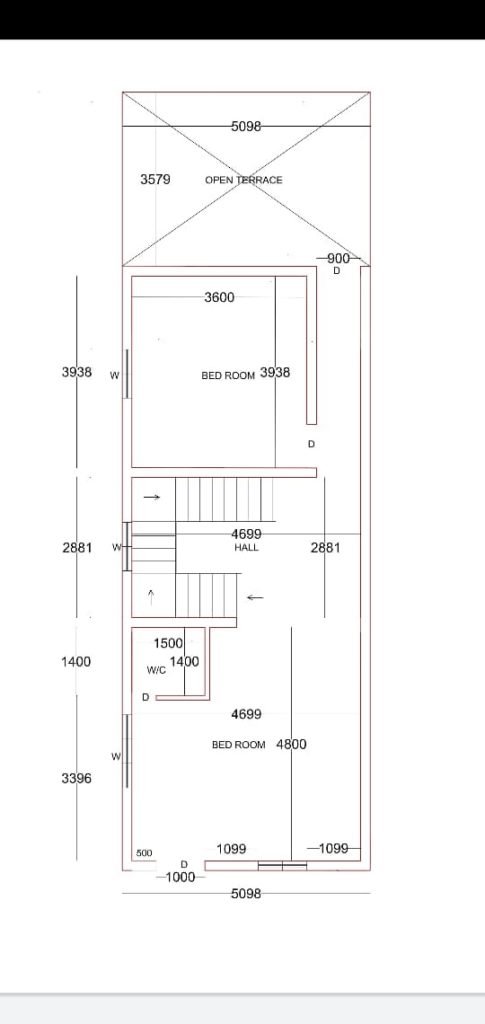 1350 Square Feet 3 Bedroom Modern Two Floor Home at 2 Cent Plot, Free ...