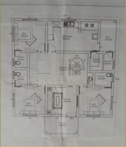 1350 Square Feet 3 Bedroom Single Floor Modern Beautiful House and Plan ...