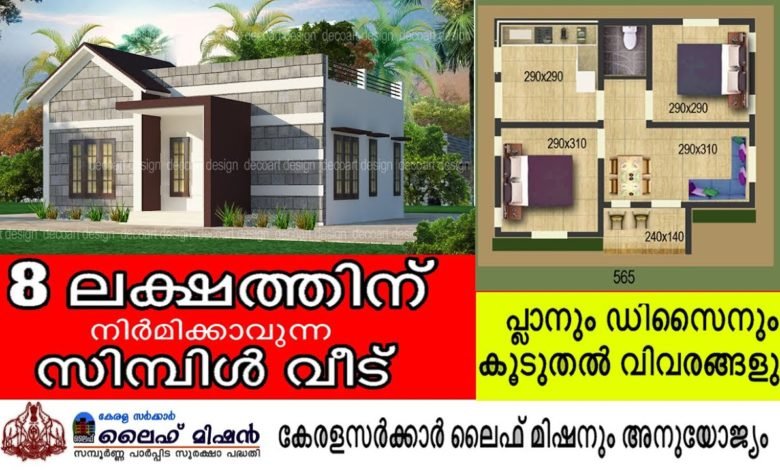 565 Sq Ft 2BHK Modern and Beautiful House and Free Plan, 8 Lacks - Home ...