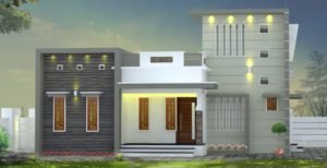 1000 Sq Ft 3BHK Box Type Modern Single Floor House and Free Plan - Home ...