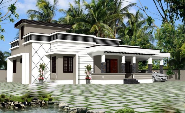 1350 Sq Ft 3BHK Modern Single Floor House and Free Plan - Home Pictures