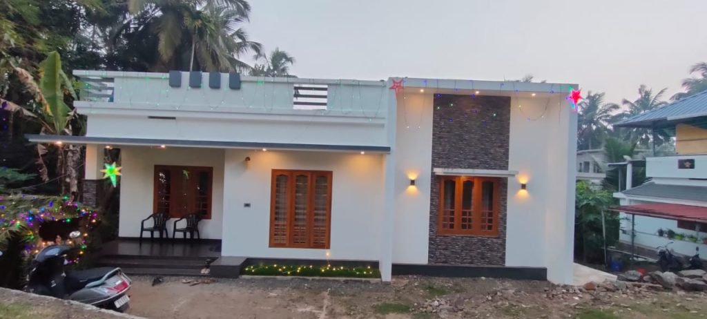1265 Sq Ft 3BHK Modern Simple House and Free Plan, 20 Lacks - Home Pictures