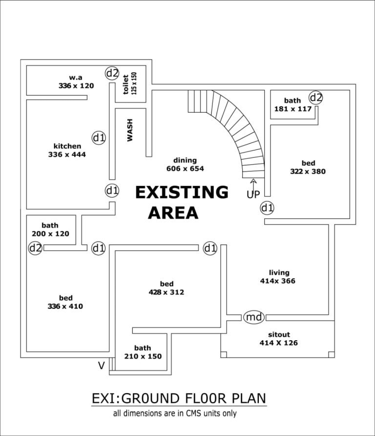2460 Sq Ft 4BHK Renovation Home at 16 Cent Plot, Free Plan, 34 Lacks ...