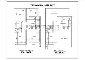 1635 Sq Ft 3 BHK Home at 5 Cent Plot, Free Plan, 28 Lacks - Home Pictures