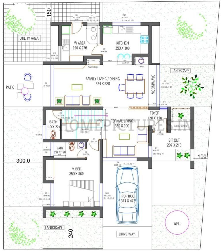 2070 Sq Ft 3 BHK Home at 7 Cent Plot, Free Plan, 43 Lacks - Home Pictures