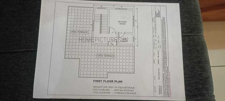 1235 Sq Ft 3 BHK Home at 6 Cent Plot, Free Plan, 18 Lacks - Home Pictures