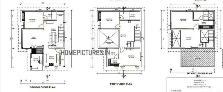 2650 Square Feet 4 Bedroom Contemporary Style Home